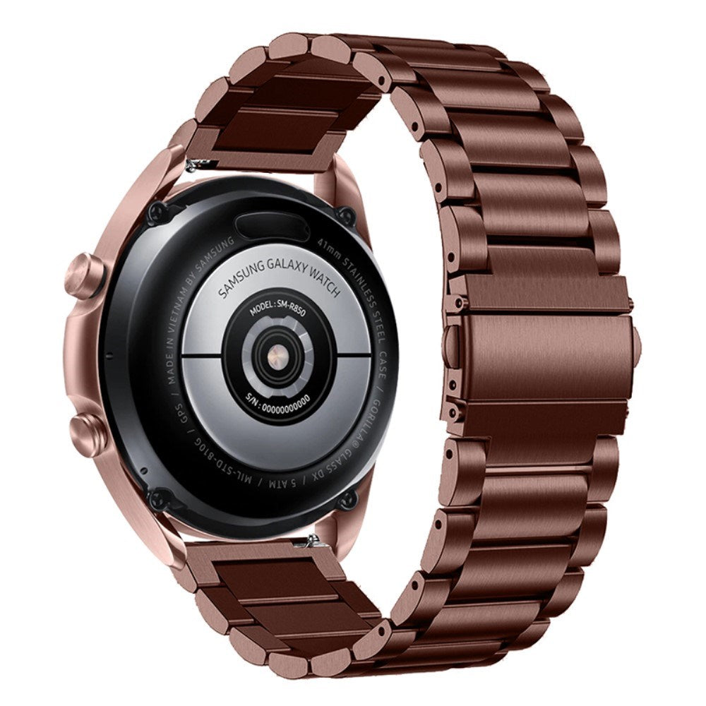 Universal Smartwatch (20mm) Rustfri Stål Rem - Bronze | MOBILCOVERS.DK
