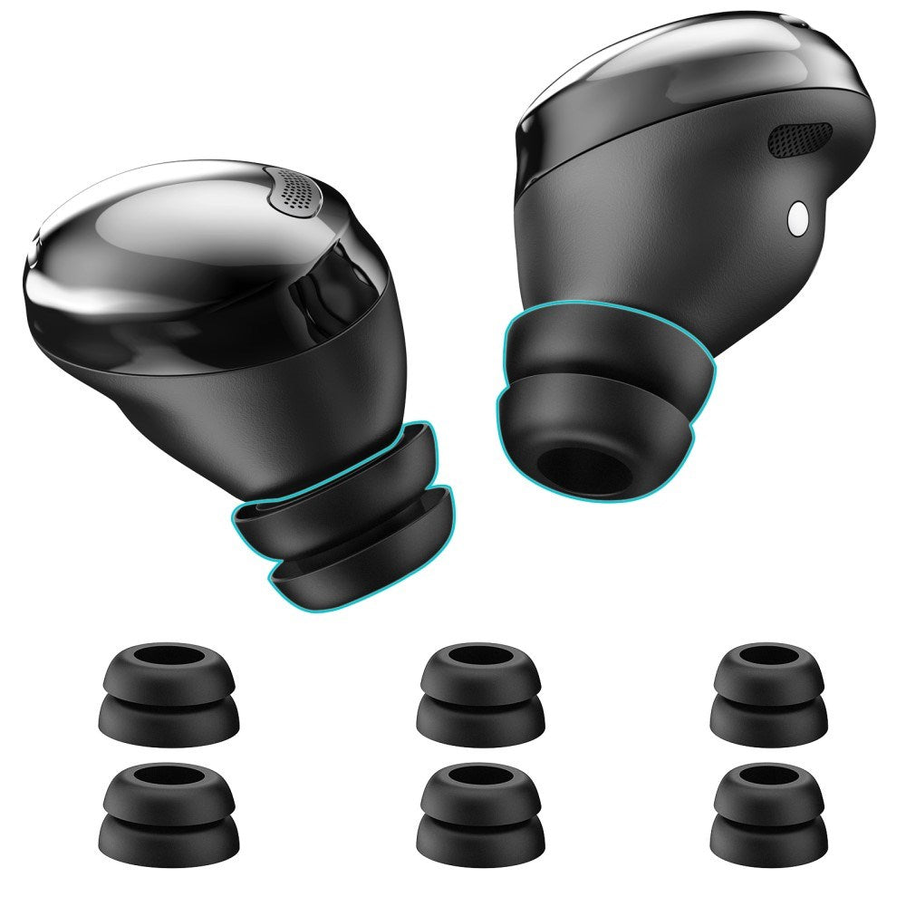 Earbuds Covers til Samsung Galaxy Buds Pro - 3 stk. - Sort | MOBILCOVERS.DK