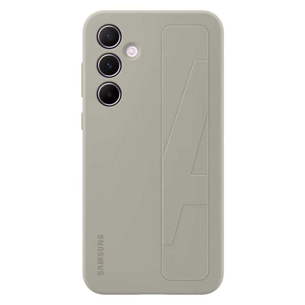Original Samsung Galaxy A55 (5G) Standing Grip Cover - Gray (EF-GA556T