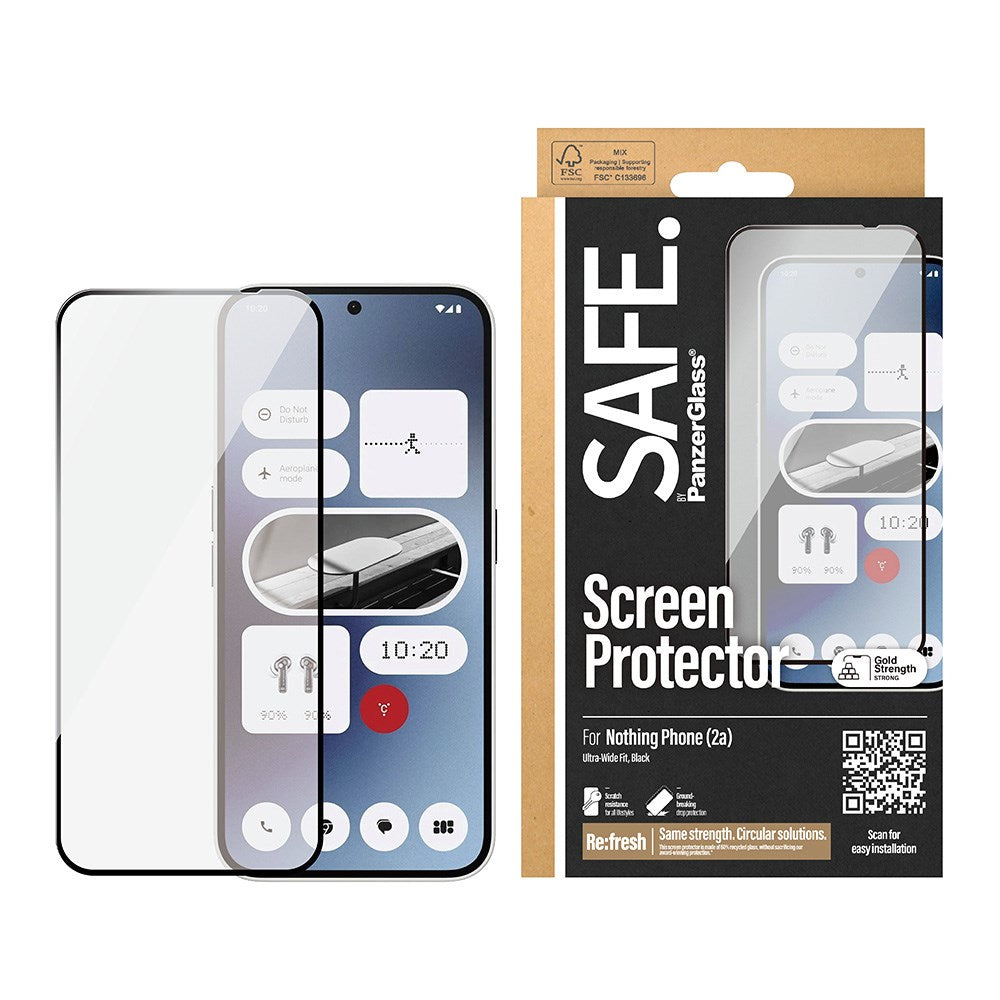 Nothing Phone (2a) Safe By PanzerGlass® Ultra-Wide Fit Skærmbeskyttels
