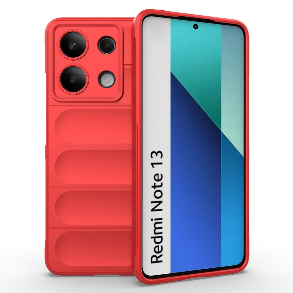 EIDERWOOD Xiaomi Redmi Note 13 (4G) Fleksibelt Plastik Cover - Rød ...